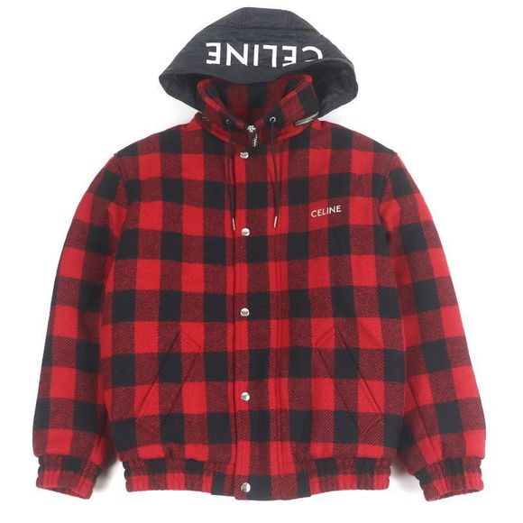Celine | Jackets & Coats | Celine 2aw 2w44018f Lumberjack Buffalo Check ...